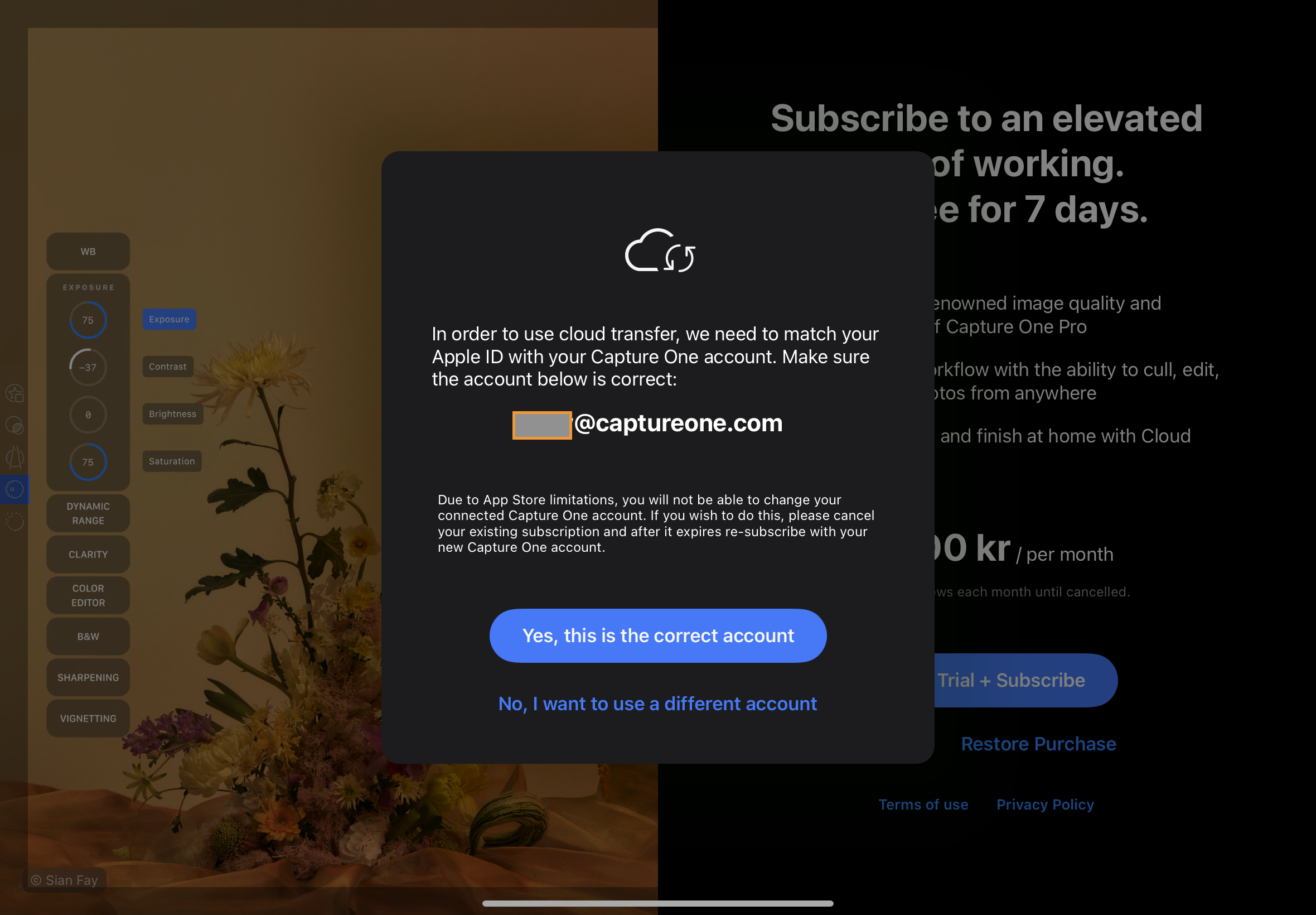 About Capture One mobile for iPad – Home