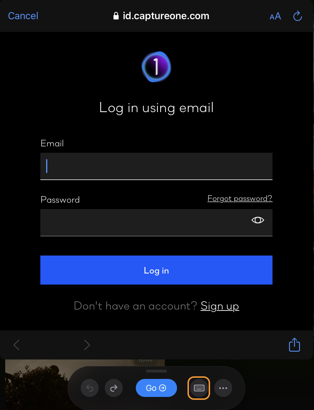 About Capture One mobile for iPad – Home
