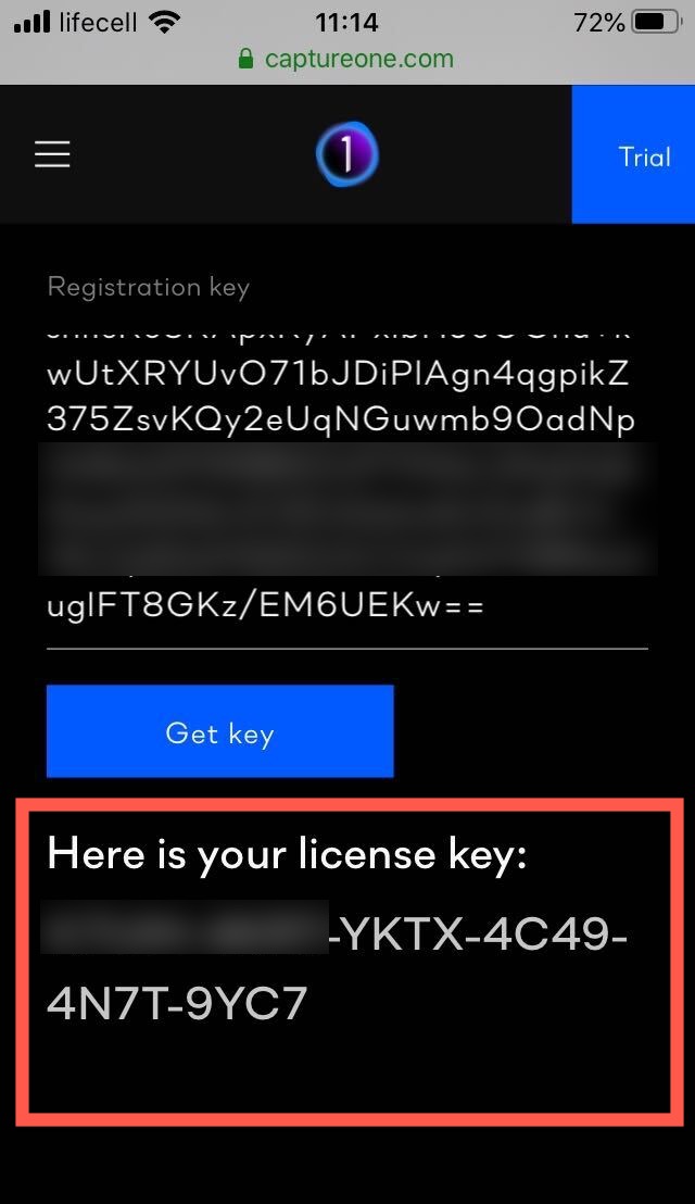 How to activate Capture One – Home