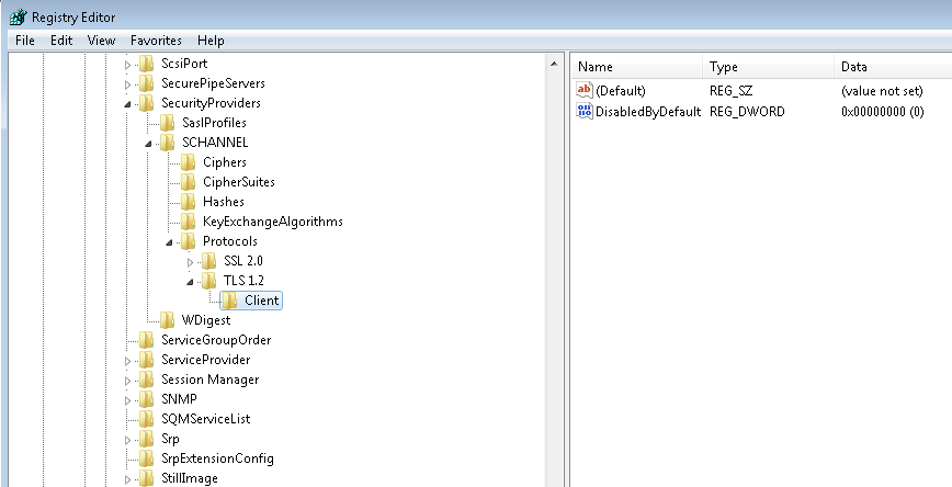"Could not create SSL/TLS secure channel" activation error on Windows 7 ...