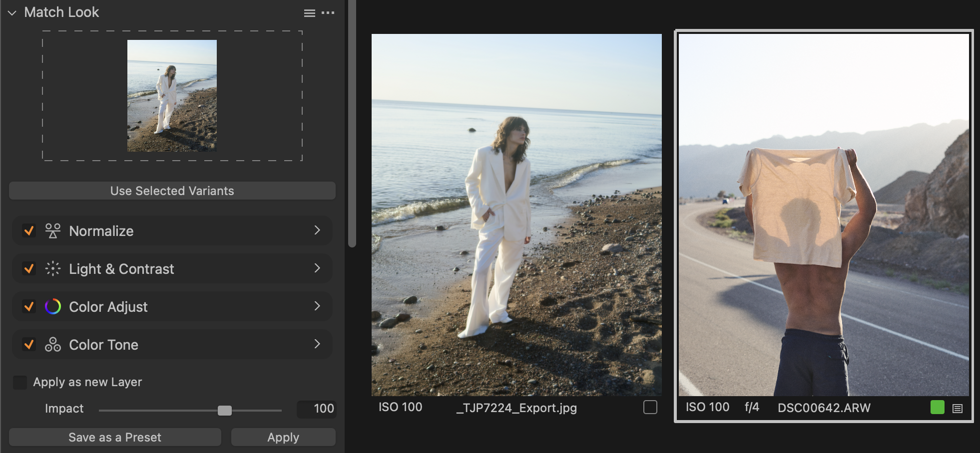 Match Look Tool – Home