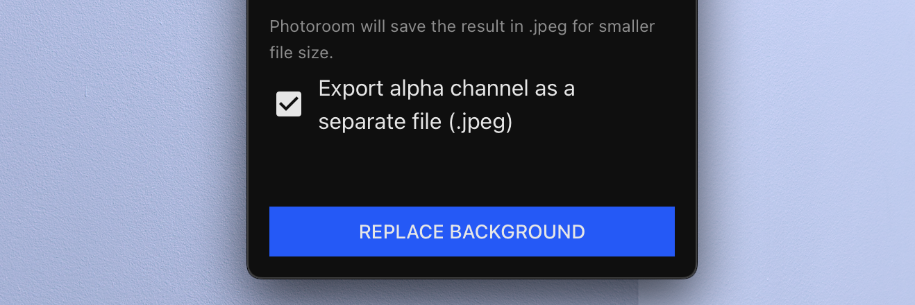 Edit Background with Photoroom API (All in One and Studio in Sessions) – Home