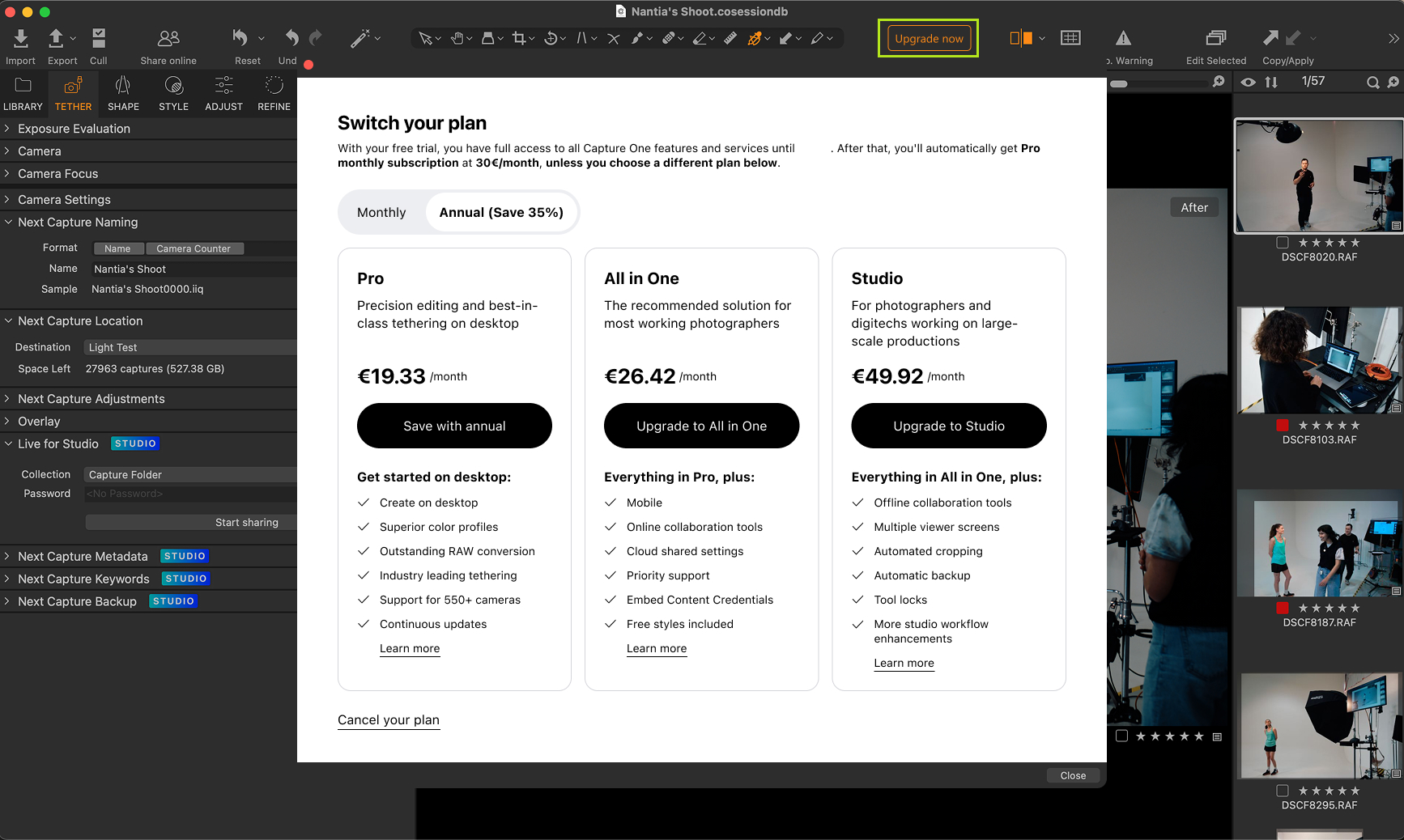 How the new Capture One Seven-Day Trial Works – Home