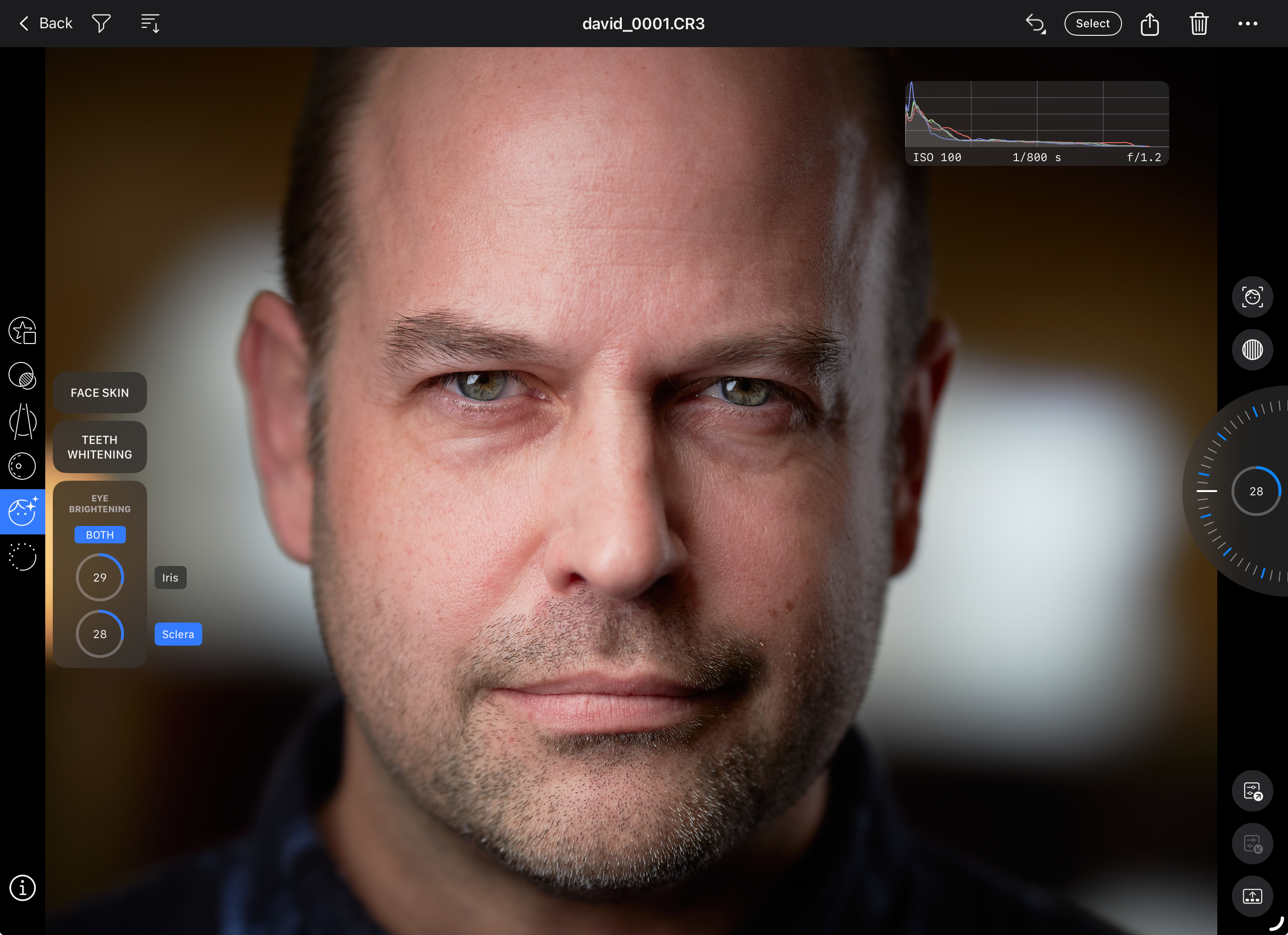 Retouch Faces in Capture One mobile – Home