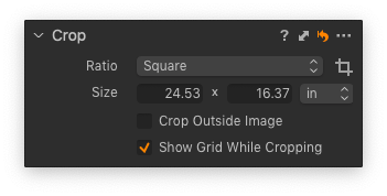 The Crop Tool – Home