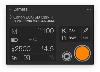 Tethering with a supported camera – Home