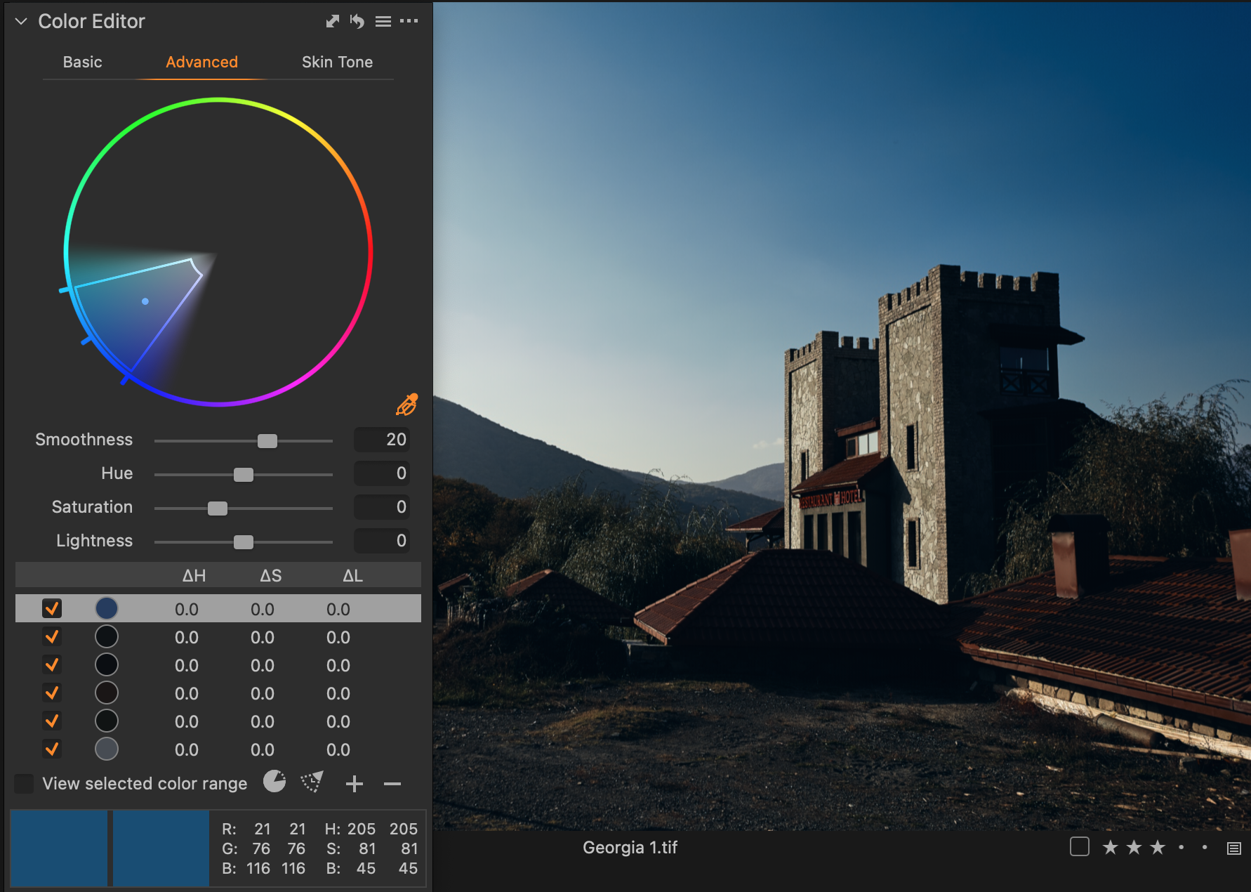 The Color Editor overview – Home