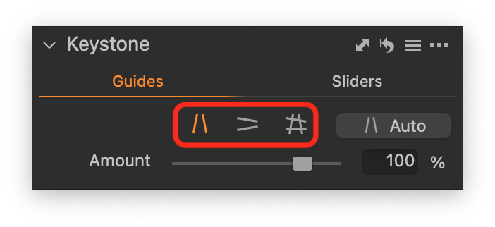 Keystone correction – Home