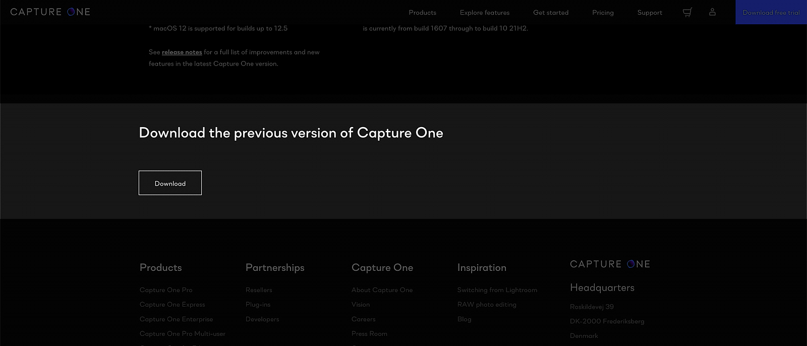 Download, install, and update Capture One – Home