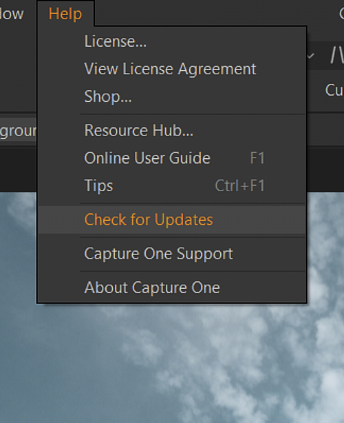 Download, install, and update Capture One – Home
